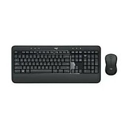 Logitech Tastatur-Maus-Set MK540 Advanced 920-008685 Kabellos Schwarz, Wei&szlig; QWERTY (US) International