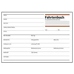 Sigel Fahrtenbuch DIN A6 quer 14,8 x 1,8 x 10,5 cm Grün 3 Stück