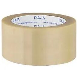 RAJA Verpackungsklebeband Transparent 50 mm (B) x 66 m (L) PVC (Polyvinylchlorid) 6 Stück