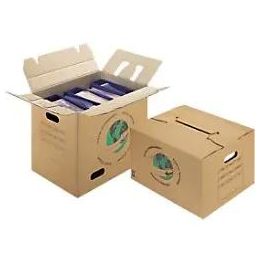 RAJA Umzugskarton 2-wellig Pappe 35 (B) x 37 (H) x 65 (T) cm Braun 10 Stück