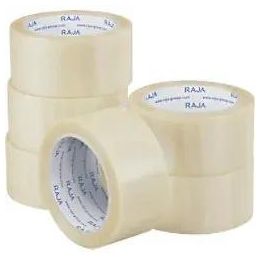 RAJA Verpackungsklebeband Transparent 50 mm (B) x 66 m (L)