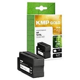 KMP Kompatibel HP 967XL Tintenpatrone 3JA31A Schwarz