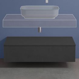 progettobagno Evo 10 Sideboard 100 cm, 1 Auszug
