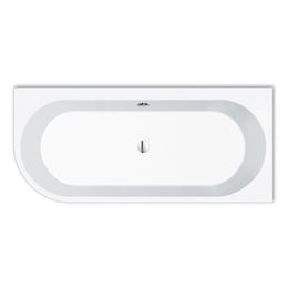 RepaBad Livorno 180 oval F links Eck-Badewanne