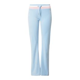 Juicy Couture Hose Damen Gr&ouml;&szlig;e 38 hellblau / rosa / wei&szlig;