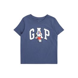 GAP T-Shirt 'SNOOPY USA' Jungen Gr&ouml;&szlig;e 86/92 blau / rot / wei&szlig;