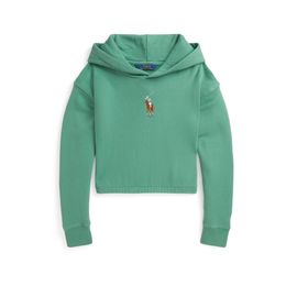 Polo Ralph Lauren Sweatshirt M&auml;dchen Gr&ouml;&szlig;e 144/154 hellblau / braun / schilf / wei&szlig;