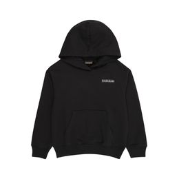 Napapijri Sweatshirt 'B-AHR' Jungen Gr&ouml;&szlig;e 128 hellgrau / schwarz
