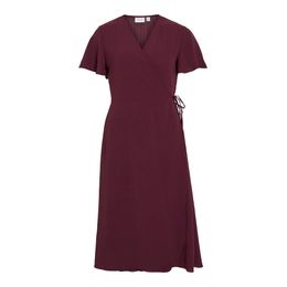 Vila Kleid 'VILovie' Damen Gr&ouml;&szlig;e 34 rubinrot Winterkleid