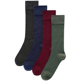 next Socken Herren Gr&ouml;&szlig;e 43/45 marine / anthrazit / schilf / weinrot