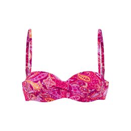 Vivance Bikinitop Damen Gr&ouml;&szlig;e 75 lila / orange / rosa