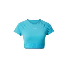 Nike Funktionsshirt Damen Gr&ouml;&szlig;e L aqua / cyanblau / wei&szlig;