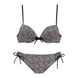 Bruno Banani Bikini Damen Gr&ouml;&szlig;e S braun / schwarz