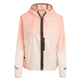adidas terrex Sportjacke 'Xperior' Damen Gr&ouml;&szlig;e XXXL/4XL apricot / pfirsich / schwarz