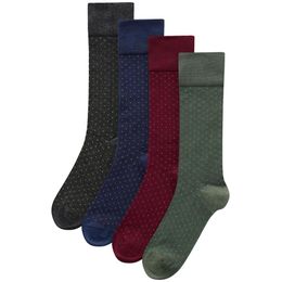 next Socken Herren Gr&ouml;&szlig;e 39/42.5 marine / anthrazit / schilf / weinrot
