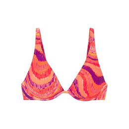 Bruno Banani Bikinitop Damen Gr&ouml;&szlig;e 85 lila / koralle / pink
