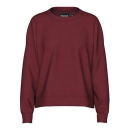 Pieces Sweatshirt 'PCChilli' Damen Gr&ouml;&szlig;e S merlot