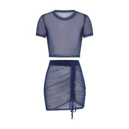 Lscn By Lascana Beach Dress female Blue size 34