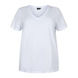 ZIZZI T-shirt 'Mkatja' Damen Gr&ouml;&szlig;e 7XL/8XL wei&szlig;
