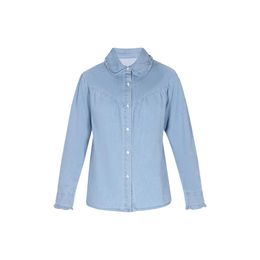 NALLY Bluse Damen Gr&ouml;&szlig;e M blue denim