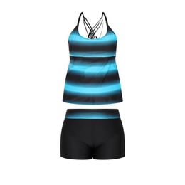 SANIKA Tankini Damen Gr&ouml;&szlig;e XXL blau / schwarz