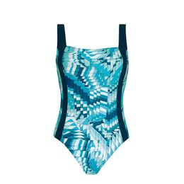 Sunflair Badeanzug Damen Gr&ouml;&szlig;e S navy / t&uuml;rkis / hellblau / wei&szlig;