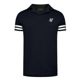 SikSilk Shirt 'Turnier Revere' male Black size XS