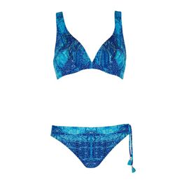 Sunflair Bikini Damen Größe L blau / hellblau