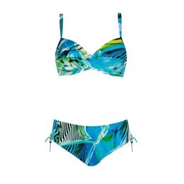 Sunflair Bikini Damen Größe L türkis / grün / schwarz / offwhite