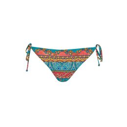 Olympia Bikinihose Damen Größe L azur / gelb / hellrot / weiß