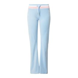Juicy Couture Hose Damen Gr&ouml;&szlig;e 32 hellblau / rosa / wei&szlig;