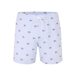 Hollister Boxershorts Herren Größe M blau / hellblau / rot / weiß
