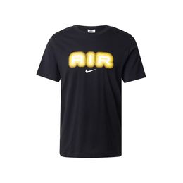Nike Sportswear T-Shirt 'AIR' Herren Gr&ouml;&szlig;e XXL gelb / schwarz / wei&szlig;