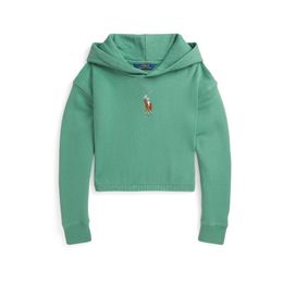 Polo Ralph Lauren Sweatshirt M&auml;dchen Gr&ouml;&szlig;e 144/154 hellblau / braun / schilf / wei&szlig;