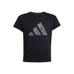 adidas Sportswear Funktionsshirt Jungen Größe 152 rauchblau / dunkelgrau / schwarz