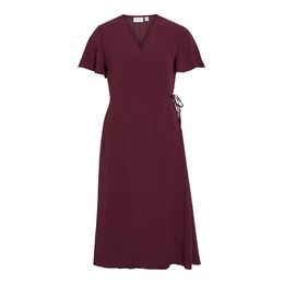 Vila Kleid 'VILovie' Damen Gr&ouml;&szlig;e 36 rubinrot Winterkleid