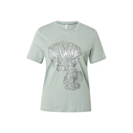 Only T-Shirt 'ONLKITA' Damen Gr&ouml;&szlig;e XL mint / schwarz / silber