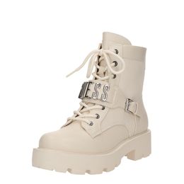 Guess Schn&uuml;rstiefelette 'Yanzy2' Damen Gr&ouml;&szlig;e 36 elfenbein Winterschuhe