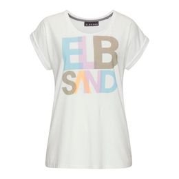 ELBSAND T-Shirt Damen Gr&ouml;&szlig;e XXL hellblau / lavendel / wei&szlig;