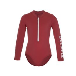 Olympia Badeanzug Mädchen Größe 128 rot / weiß