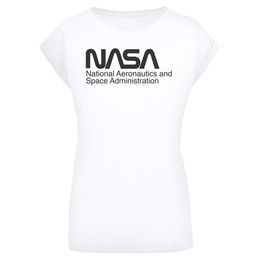 F4NT4STIC T-Shirt 'Nasa' Damen Gr&ouml;&szlig;e 5XL schwarz / wei&szlig;