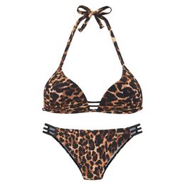 Bruno Banani Bikini Damen Gr&ouml;&szlig;e XS braun / mokka / schwarz