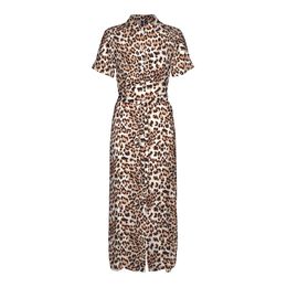 Véro Moda VERO MODA Kleid 'VMEasy Joy' Damen Größe 40 ecru / braun / schwarz Winterkleid