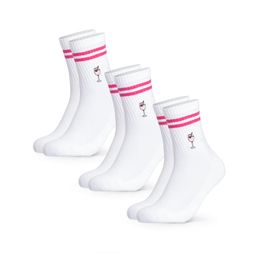 Occulto Athletic Socks 'Summer' female White size 39-42