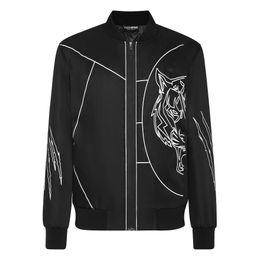 Plein Sport Between-Season Jacket 'Tiger' male Black size S
