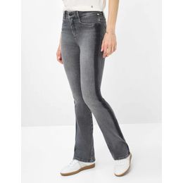 Brax Damen Five-Pocket-Hose Style ANA USED GREY, denim hellgrau, Gr. 36