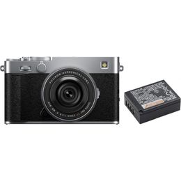 Fujifilm X-E5 silber + XF 23mm f2,8 R WR + NP-W126S Akku