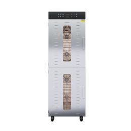 Klarstein Master Jerky 500 Vertical D&ouml;rrautomat mit 3.000 W zwei D&ouml;rrkammern Temperaturbereich 30 - 90 &deg;C