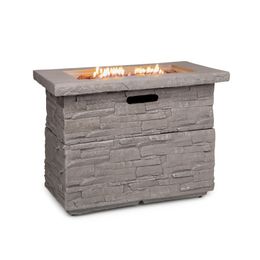 Blumfeldt Anafi Gas-Feuerstelle 40.000BTU/13kW Abdeckung Edelstahlbrenner