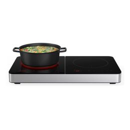 Klarstein Cookio Doppel-Induktionskochfeld 3500W Timer Glaskeramik